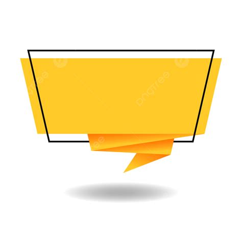 Hình ảnh Biểu Ngữ Trống Màu Vàng Minh Họa Vector Png Băng Rôn Hình Dạng Trống Png Và Vector