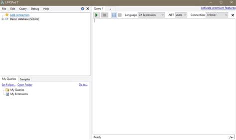 Setting Up Linqpad Toolset To Assist In Visualization And Manipulation Of Sql Queries And