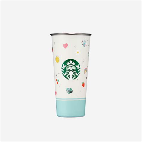 스타벅스 22 발렌타인 스위트 러브 Ss Dw 투고 크림 텀블러 473ml Starbucks Kream