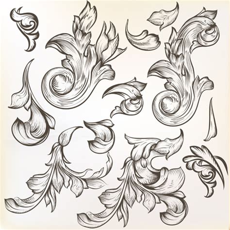 Floral Swirl Ornament Design Vector Vectors Graphic Art Designs In Editable Ai Eps Svg Format