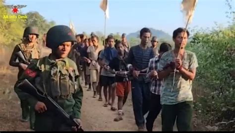 အမ်း အနောက်ပိုင်းတိုင်း စစ်ဌာနချုပ်အတွင်းမှ စစ်ကောင်စီတပ်ဖွဲ့ဝင်များနှင့် မိသားစုဝင်အချို့ အလံဖ