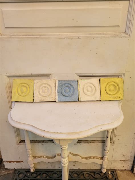 8 Bullseye Rosettes Carved Plinth Blocks Small Corner Blocks Carved Trim Blocks Molding