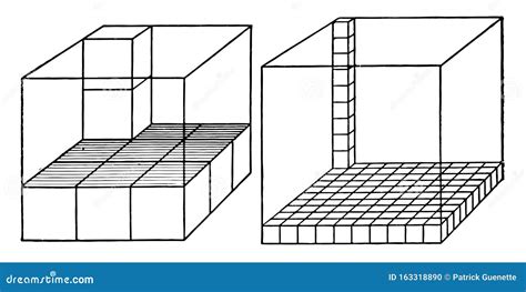 A Unit Cube And Its Sections By Planes Passing Through The Vertices Of