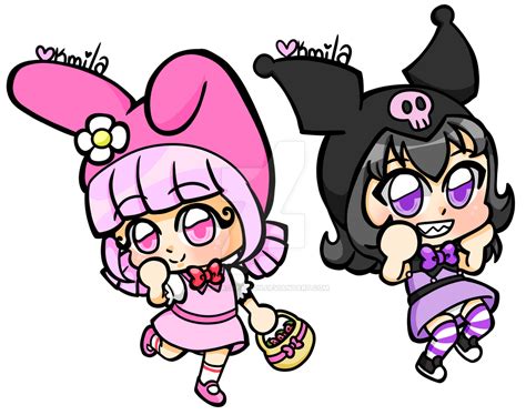 My Melody And Kuromi By Kmilacreacion On Deviantart