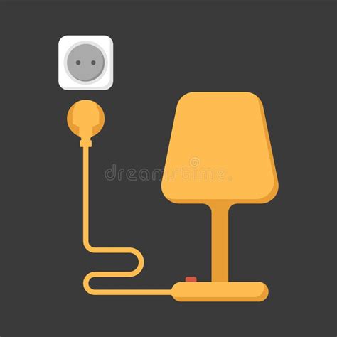 Lamp In The Socket Vector Table Lamp Vector Light From The Night Light Icon Lighting Logo