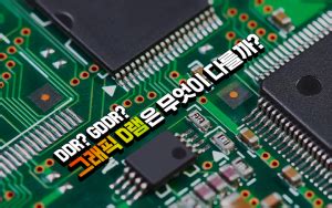 DDR GDDR 그래픽 D램은 무엇이 다를까 SK hynix Newsroom