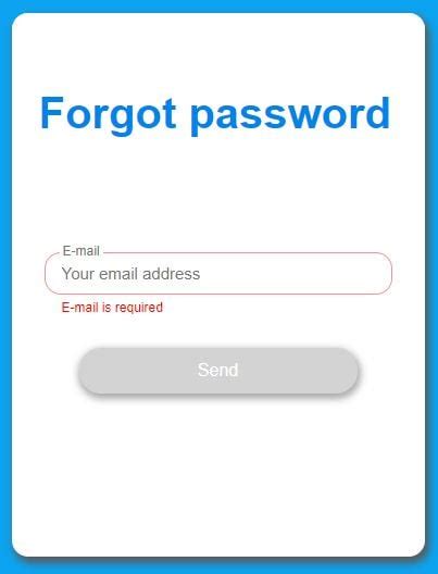 Angular Login Forms Module Blue Design By Marianturchyn Codester