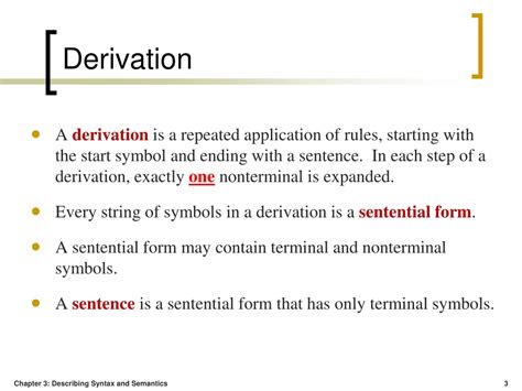 PPT Chapter 3 Describing Syntax And Semantics PowerPoint