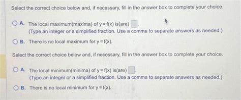 Solved Use The Graph Of A Function Yfx To Find The
