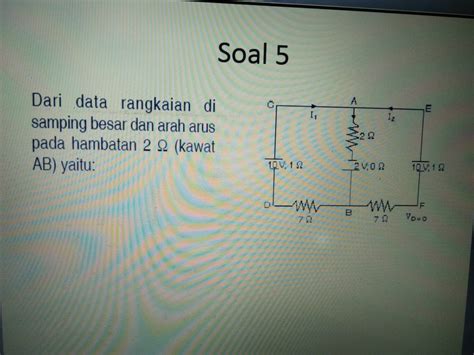 Contoh Soal Rangkaian Listrik 2 Loop Sekolahin