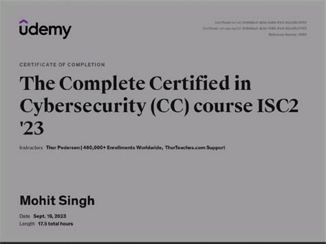 Mohit Singh Chouhan On Linkedin Cybersecurity Isc2
