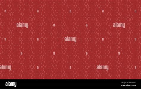 Binary Computer Code Seamless Code Stream Vector Texture Tech Pattern 01 Digital Code Red