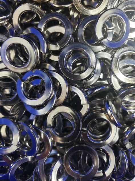 Split Washers Closeup Stock Image Image Of Split Metal 157847133