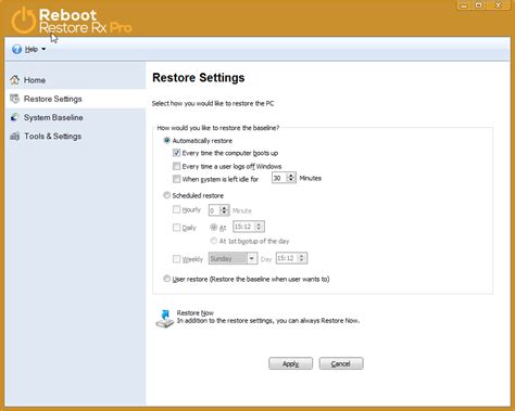 Reboot Restore Rx Delivers Non Restrictive Pc Hard Drive Protection Using Restore On Reboot