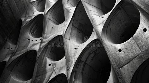 Abstract Dark Matter Meets Parametric Pattern In Solid Concrete A Fusion Of Art And