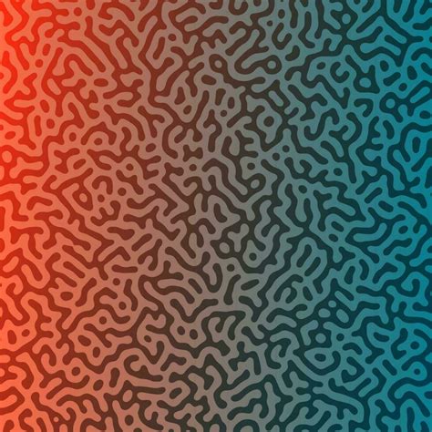 Orange Green Turing Reaction Gradient Background Abstract Diffusion