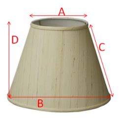 How To Measure A Lampshade Concord Lamp And Shade