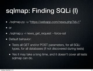 Sql Injection With Sqlmap PDF