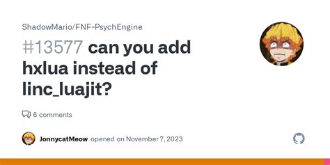 Can You Add Hxlua Instead Of Lincluajit · Issue 13577 · Shadowmario