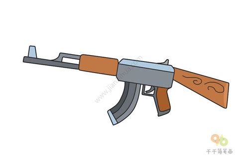 Ak一二的简笔画 简笔画图片大全 普车都