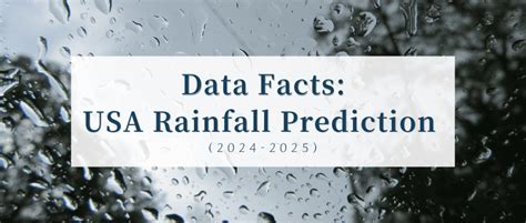 Data Fact Usa Rainfall Prediction 2024 2025
