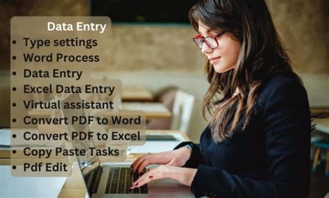 do fast excel and word data entry copy paste pdf conversion by dm
