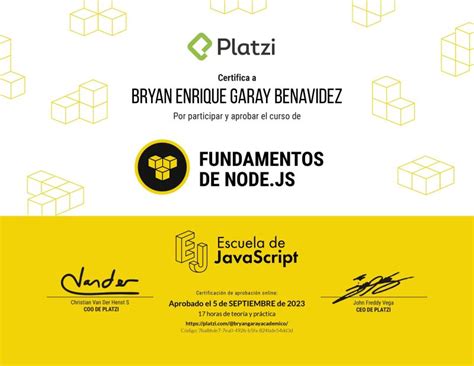 Bryan Enrique Garay Benavidez On Linkedin Nodejs Platzi