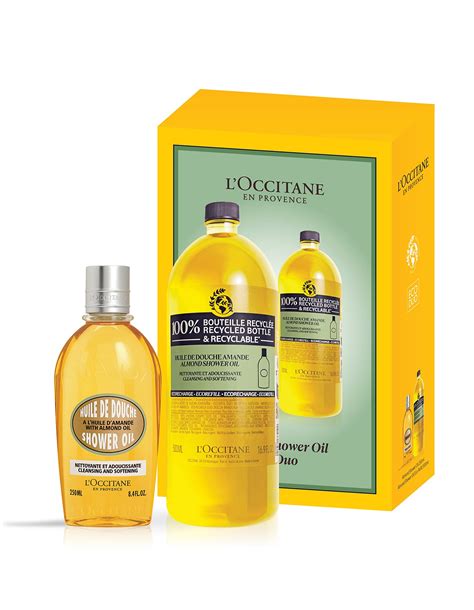Loccitane Almond Shower Oil Eco Duo David Jones