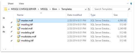 Rebuild System Databases In Sql Server