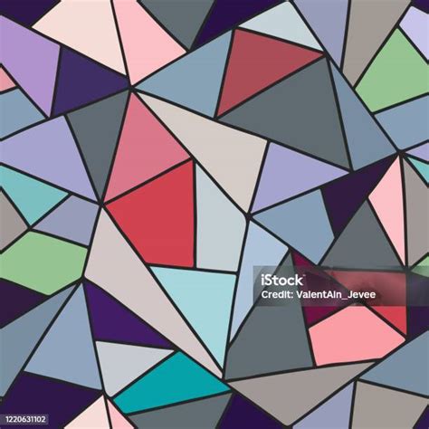 매끄러운 벡터 패턴 마름모 삼각형 줄 지어 비대칭 기하학적 배경 장식 벽지 포장 직물인쇄 삼각형 그래픽 디자인 선 그리기 개념에 대한 스톡 벡터 아트 및 기타 이미지