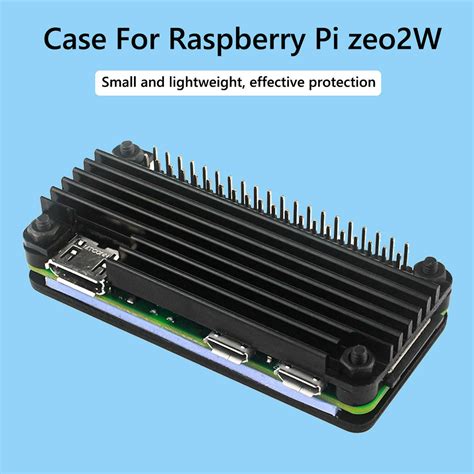 Kuymtek Para Raspberry Pi Zero 2w Kit De Carcasa De Aluminio Con