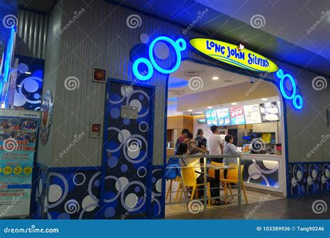 Long John Silver`s Restaurant Located In Singapore Editorial Photo