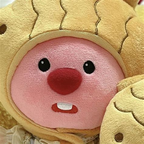Plush Dolls Loopy Castor Fiber Cute Plush Doll Kawaii Fluffy Stuffed