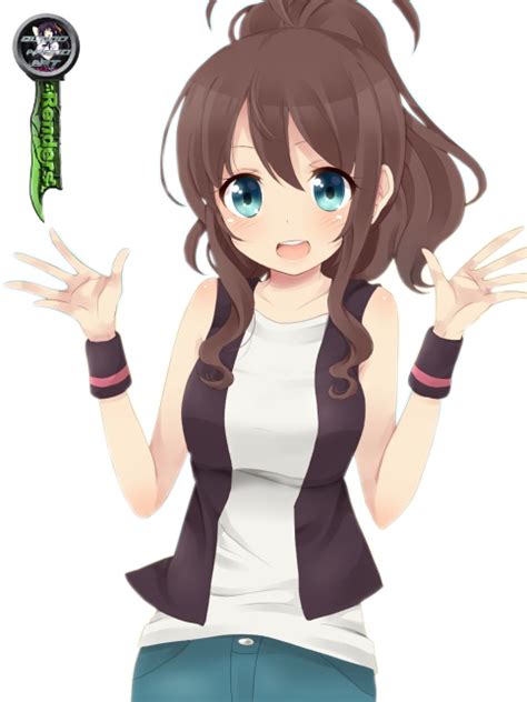 Pokemon Touko Render By Akenosenpairenders On Deviantart