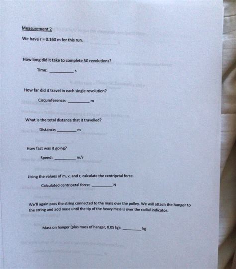 PHY Circular Motion Lab Objective In This Lab Chegg Com