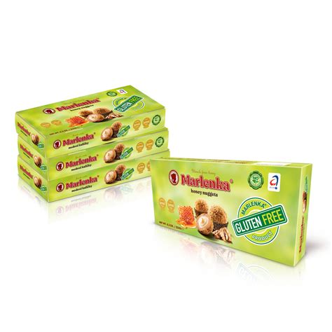 Marlenka Honey Balls 3 1 Pack Gluten Free Nuggets 4x10 Balls 4x235g Classic Sweets