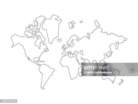 1899 Editable World Map High Res Illustrations Getty Images