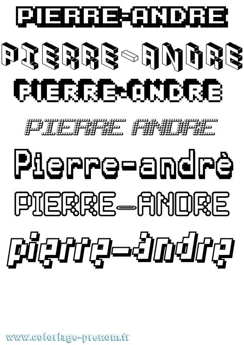 Coloriage Du Prénom Pierre André à Imprimer Ou Télécharger Facilement