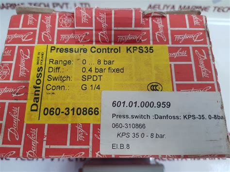 Danfoss Kps35 Pressure Switch 0 8 Bar Spdt 060 3108 Aeliya Marine