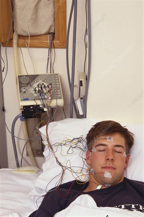 Sleep Study Patient Stock Image C0094218 Science Photo Library