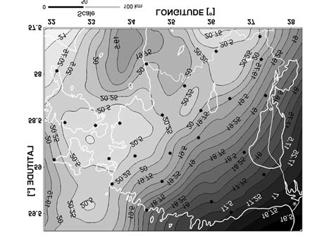The Estonian Gravimetric Geoid Model Est 01 Computed From The Least Download Scientific