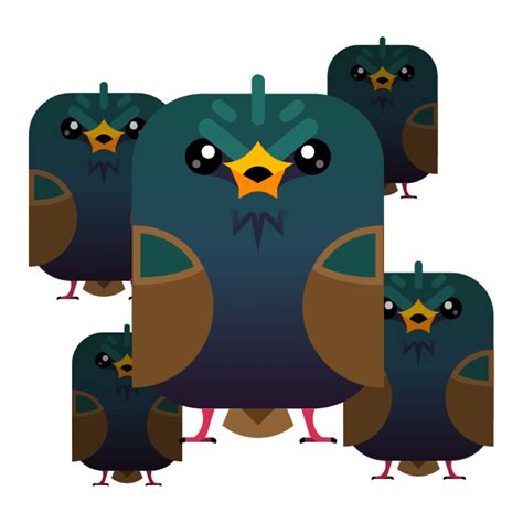 Eagle Flock Of Starlings 200c Rdeeeepioskins