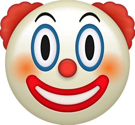 Смайлик клоун ПНГ на Прозрачном Фоне • Скачать Png Смайлик клоун