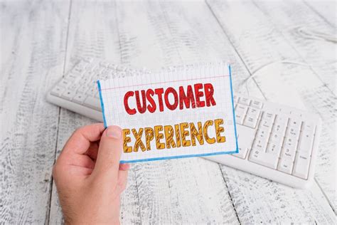 Text Sign Showing Customer Experience Conceptual Photo Interaction Between Satisfied Customer