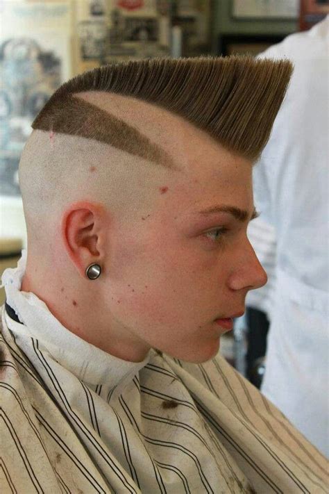 Slick Back Mohawk Men