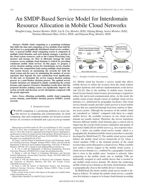 pdf an smdp based service model for interdomain resource allocation