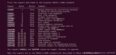 linux操作系统中的信号机制详解 csdn博客