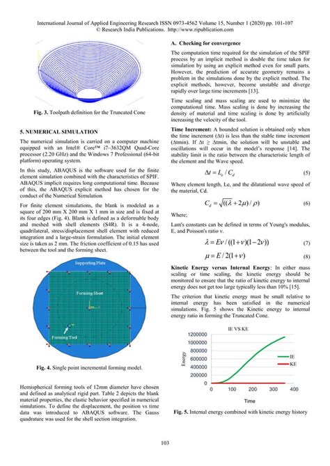 Single Point Incremental Forming Of Sheet Metal Pdf Physics Science
