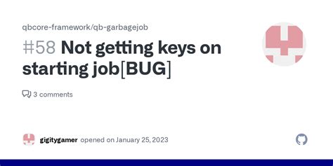 Not Getting Keys On Starting Job BUG Issue Qbcore Framework Qb Garbagejob GitHub