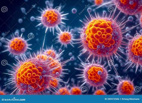 Cell At The Nano Level Showing How These Structures Work Together